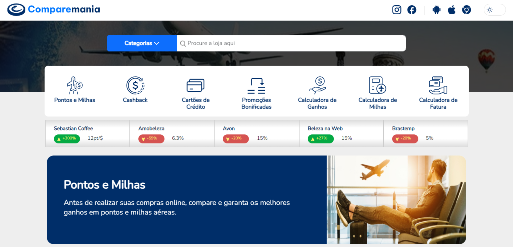 Passo inicial no mundo dos pontos e milhas - Comparemania